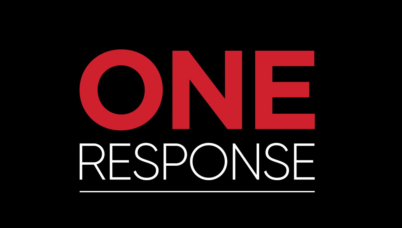 One Response - Emergency First Responders